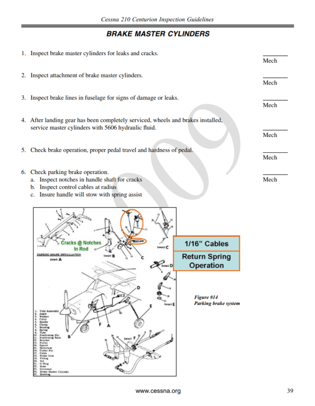 Cessna 210 Centurion Inspection Guidelines - Cessna Pilots Association